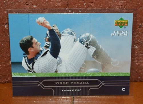 UD FIRST PITCH BASEBALL CARD 2005 PACK TO PENNY SLEEVE YANKEES JORGE ...