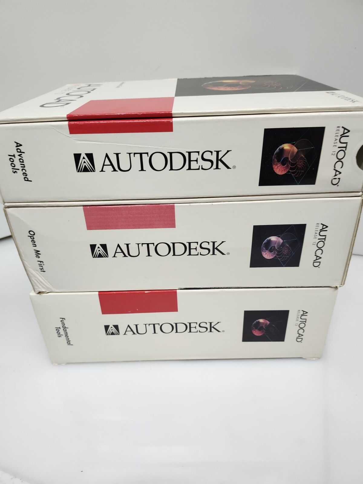 Autocad Release 12 Lot Of (Manuals Only) In Original Boxes AUTODESK. No ...