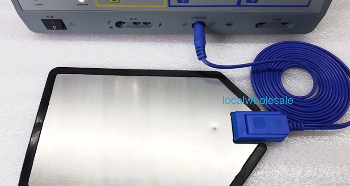 Reusable ESU Grounding Pad Neutral Electrode With 6.3mm connector cable ...