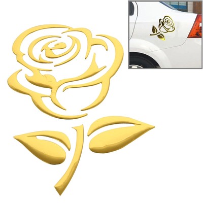 Rose Aufkleber Auto Blume Adesivo Rosa Car Sticker Emblem Tuning 8x10,5 ...