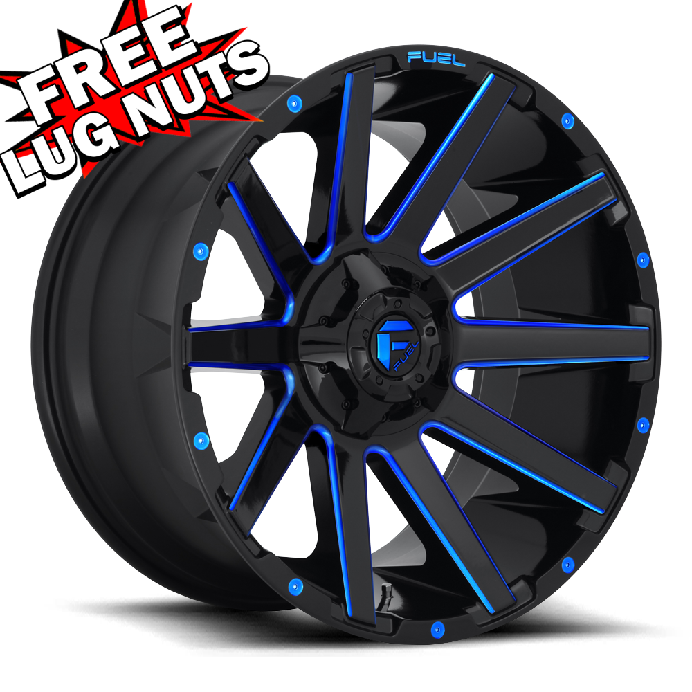 20 inch 20x9 FUEL D644 CONTRA BLACK wheel rim 6x135 +2 | eBay
