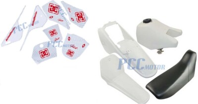FOR PW80 PW COYOTE 80 TANK SEAT PLASTIC GRAPHIC KIT DE50+ | eBay