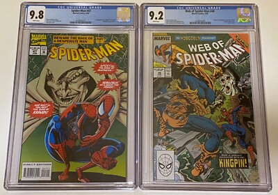 Marvel Spider-Man 47 CGC 9.8 Low Census First Vladimir Kravinoff + Web ...