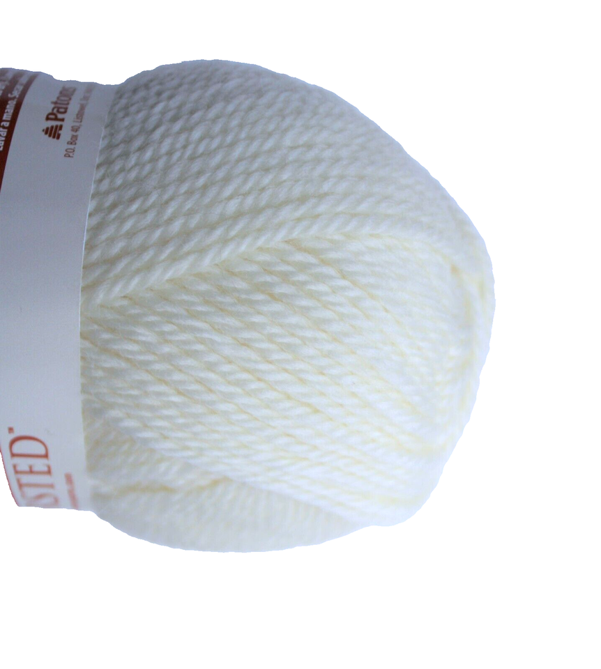 Patons Classic Color Aran Soft 100% Wool Worsted Yarn One Skein 100 gr ...