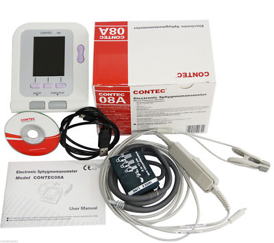 CONTEC08A VET Veterinary Digital Blood Pressure Monitor, NIBP CUFF+SP02 ...