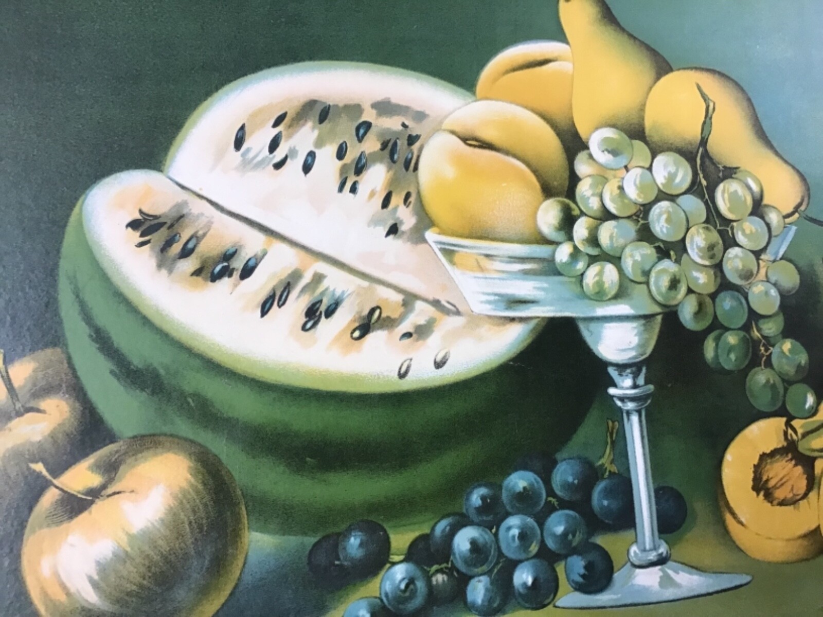 1911 Chromolithograph James Lee Chicago “Select Fruit” Nice Framez | eBay