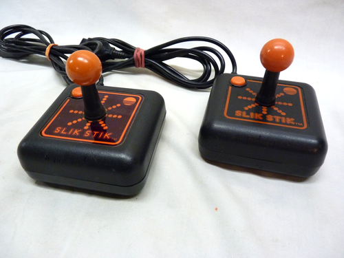 2X Suncom Slik Stik Joystick Controller Lot, Atari Commodore Arcade ...