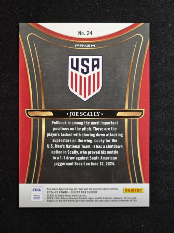 2024-25 Select FIFA Soccer Joe Scally Unstoppable Silver Prizm | eBay