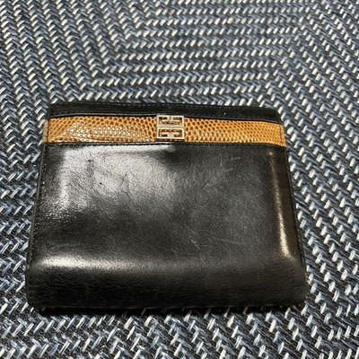 GIVENCHY bifold wallet with clasp black France Paris Stylish women from ...