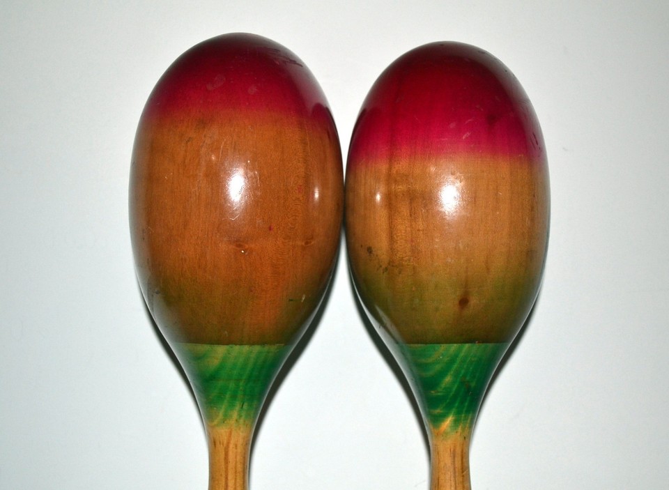 Maracas, hand-made maracas, Item # V 1103, souvenir maracas, vintage ...