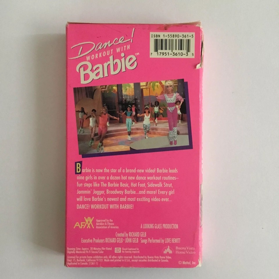 Vintage Dance Workout With Barbie (VHS, 1992) 717951361035| eBay