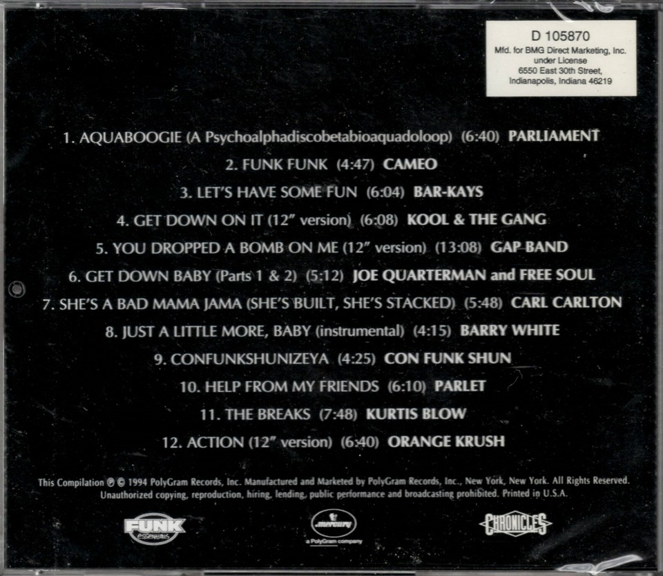Funk Funk - The Best Of Funk Essentials 2 - CD - Brand New | eBay