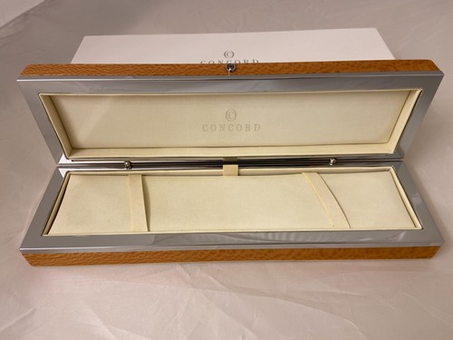 Authentic New CONCORD Wooden Presentation Display Watch Box | eBay