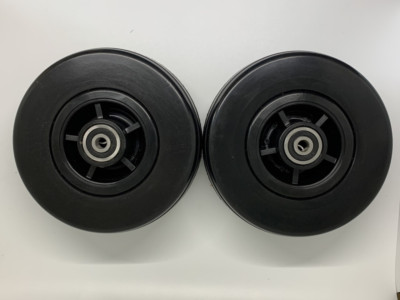 6" x 2" Front & Rear Caster Wheels Quantum Q6 Edge Power Chair ...