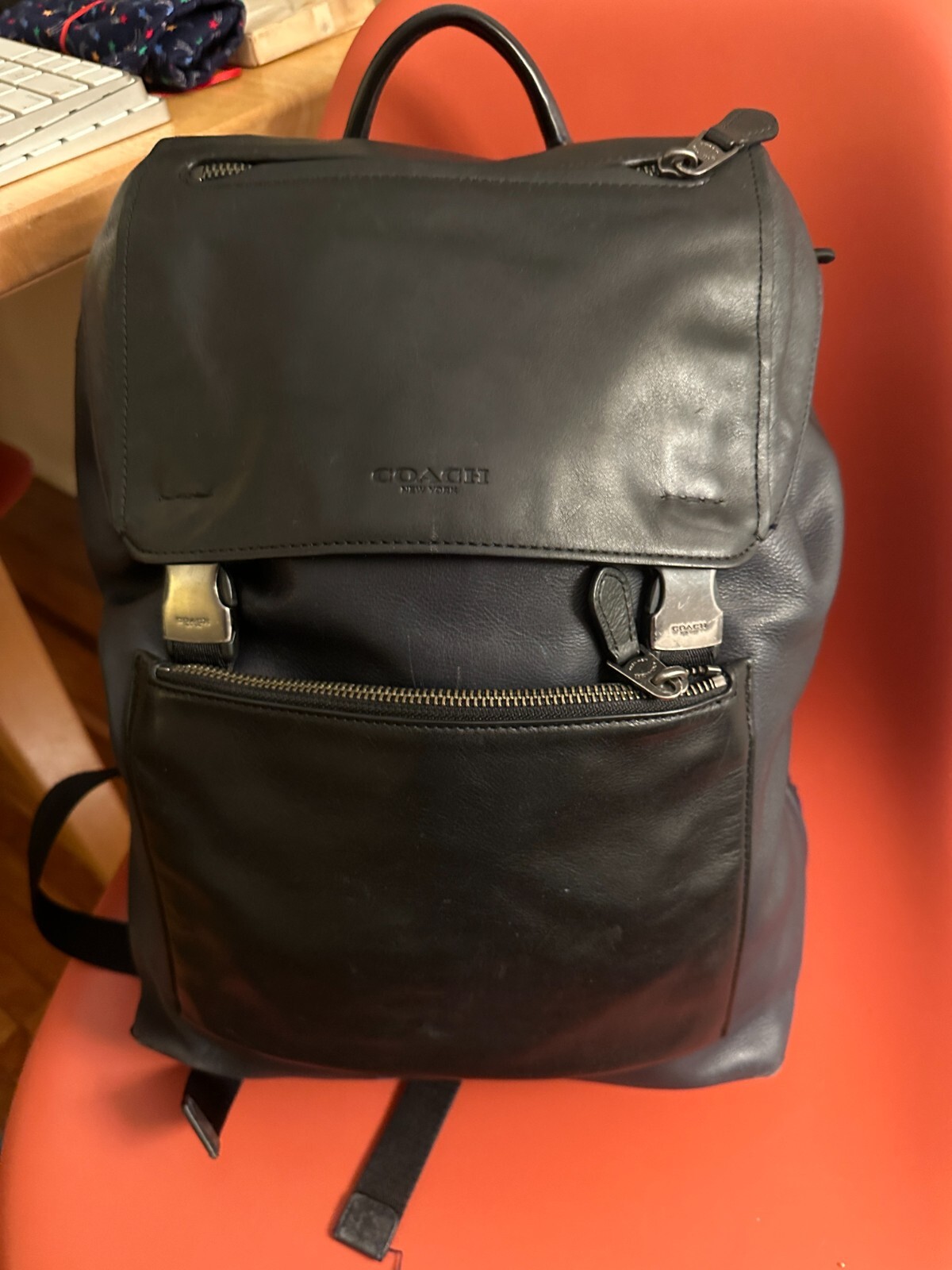 Coach "Manhattan" Backpack - Midnight - Gem