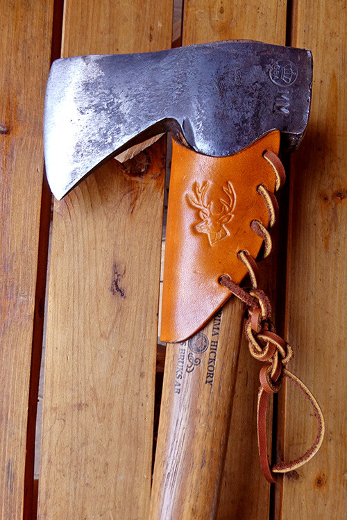 Special Leather Collar Guard for Gransfors Bruks Wilf Life NEW Desgin ...