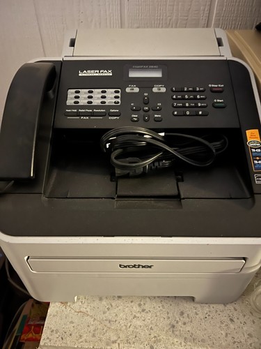 Brother FAX 2840 IntelliFax High Speed Laser FAX Machine W Toner | eBay