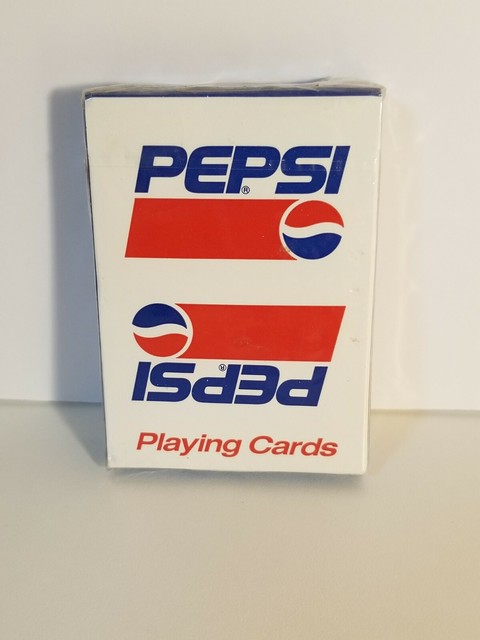 Vintage 1989 Pepsi Cola Playing Cards Unopened Plastic Coated for sale ...