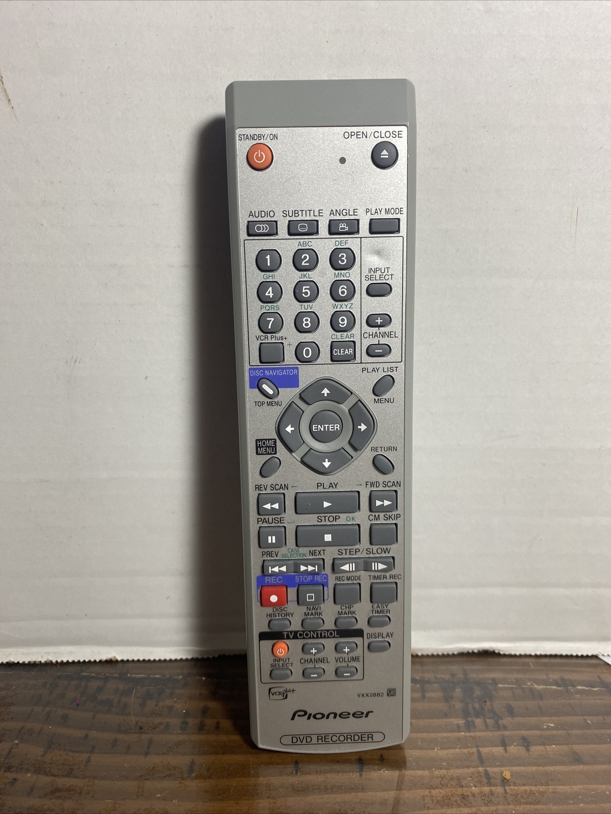 GENUINE OEM PIONEER VXX2882 DVD RECORDER REMOTE - DV-R210-S DV-R310-S ...