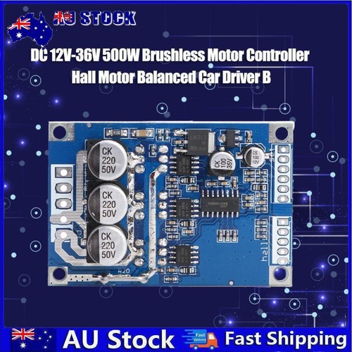 Hall Motor Balanced Car Driver Board 500W Brushless Motor Controller ...