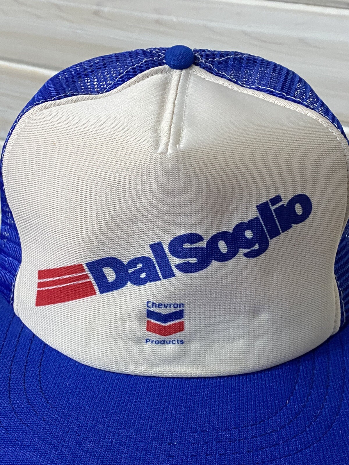 Chevron gas station vintage trucker hat - Gem