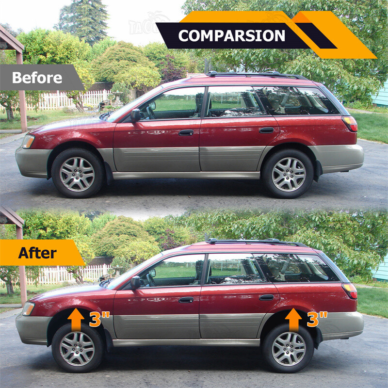 Billet 3" Lift Kit Spacers for Subaru Legacy/ Outback 2000-2004 & Baja ...