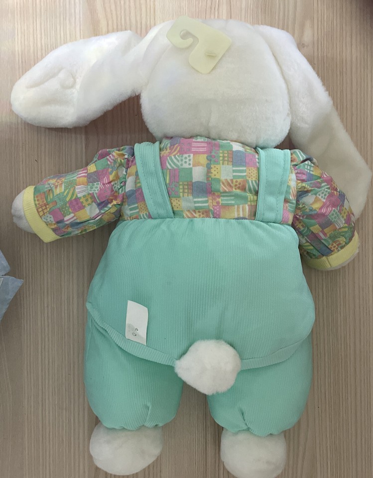 Main Joy Limited 90s Easter Bunny Rabbit Plush 18" pastels | eBay