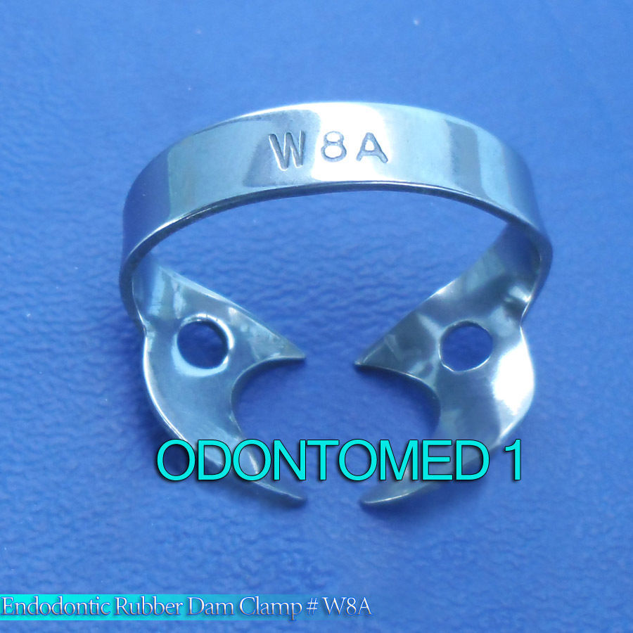 3 Endodontic Rubber Dam Clamp # W8a Surgical Dental Instruments | eBay