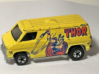 Hot Wheels Vintage Mighty THOR Van 1978 Blackwall Marvel | eBay