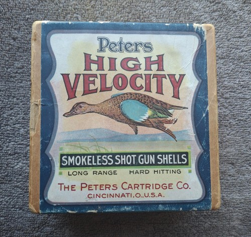 Peters High Velocity Teal Duck Shot Gun Shell Cartridge Ammo Box ...