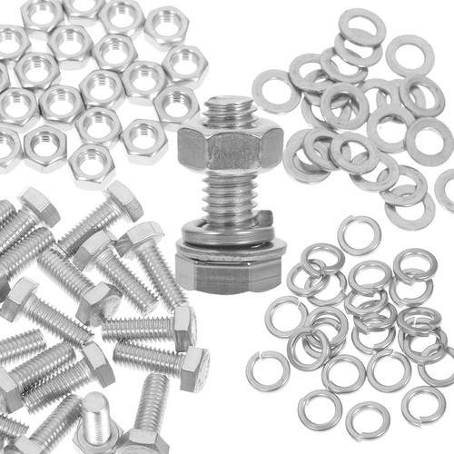 20 Pcs Screw Nut Set Stainless Steel and Bolt Bolts Nuts Assortment | eBay
