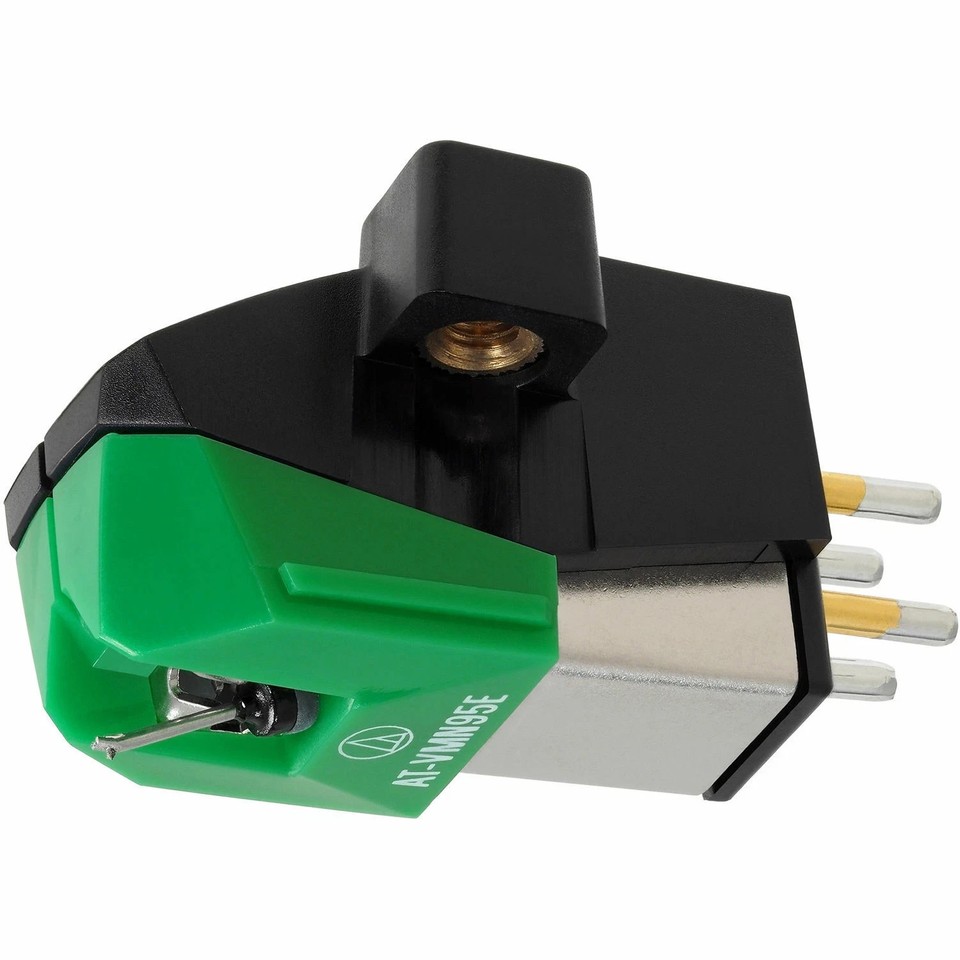 GENUINE OEM AT-VM95E PHONO CARTRIDGE WITH OEM ELLIPTICAL STYLUS + A ...
