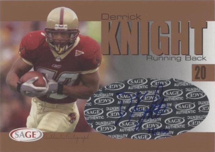 2004 SAGE - Autographs Derrick Knight #A24 Bronze /400 (AU, RC) for ...