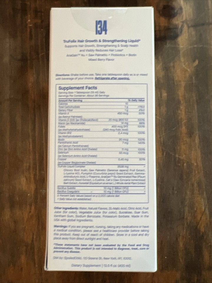 Spoiled Child I34 TruFolix Hair Growth & Strengthening Liquid 13.5 oz ...