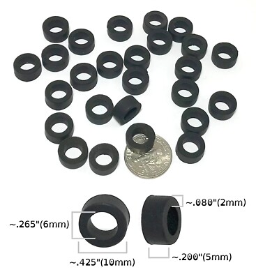 24 BTO HO Scale French Rubber FRONT TIRES fits Variety of Slot Cars AFX ...
