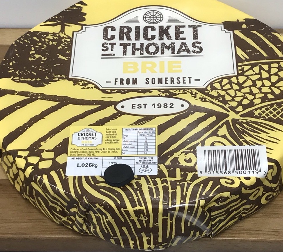 Somerset Brie Cheese 1kg Very Creamy , Pasteurised Cows Milk , Not ...