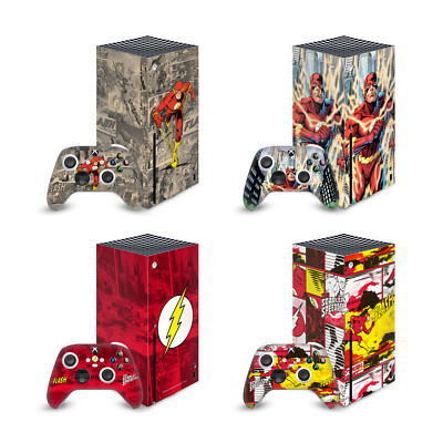 THE FLASH DC COMICS COMIC BOOK ART VINYL SKIN FOR SERIES X CONSOLE ...