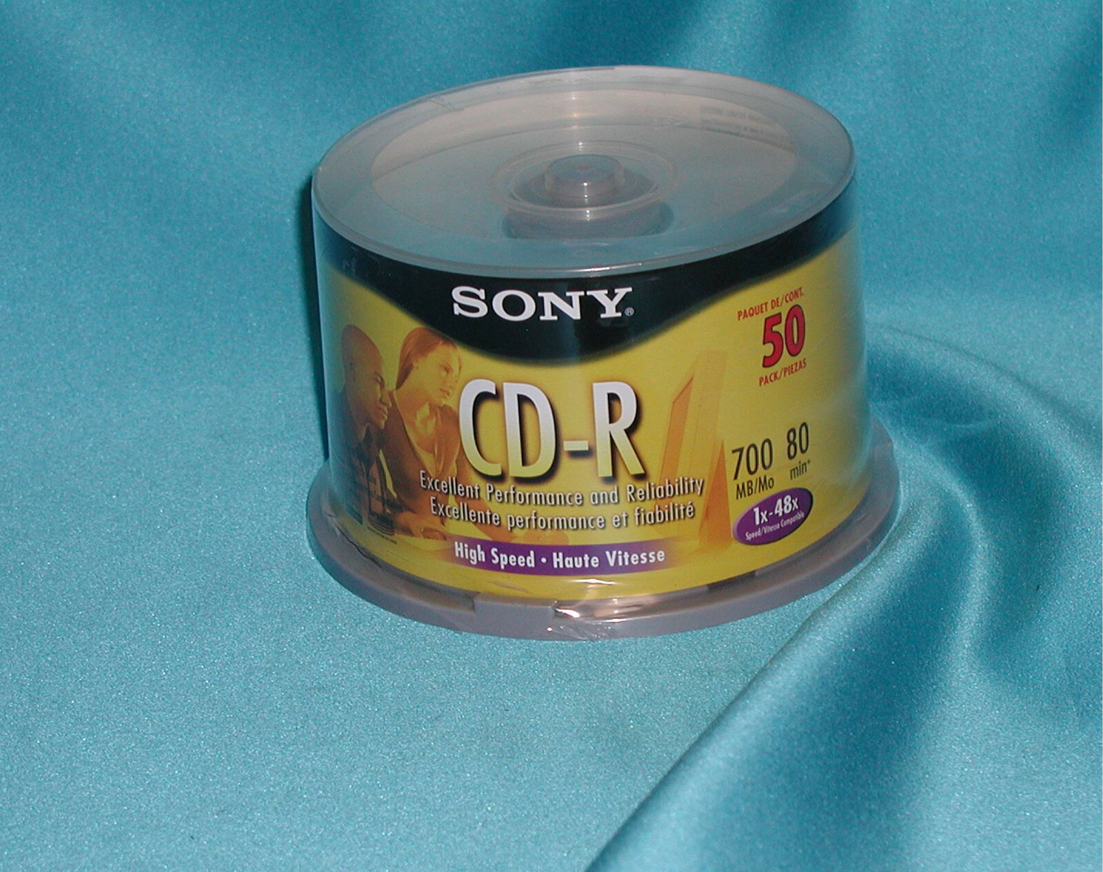 Sony CD_R 50pk 700MB 80 Min 50CDQ80LS3 “Factory New Sealed Great Find ...