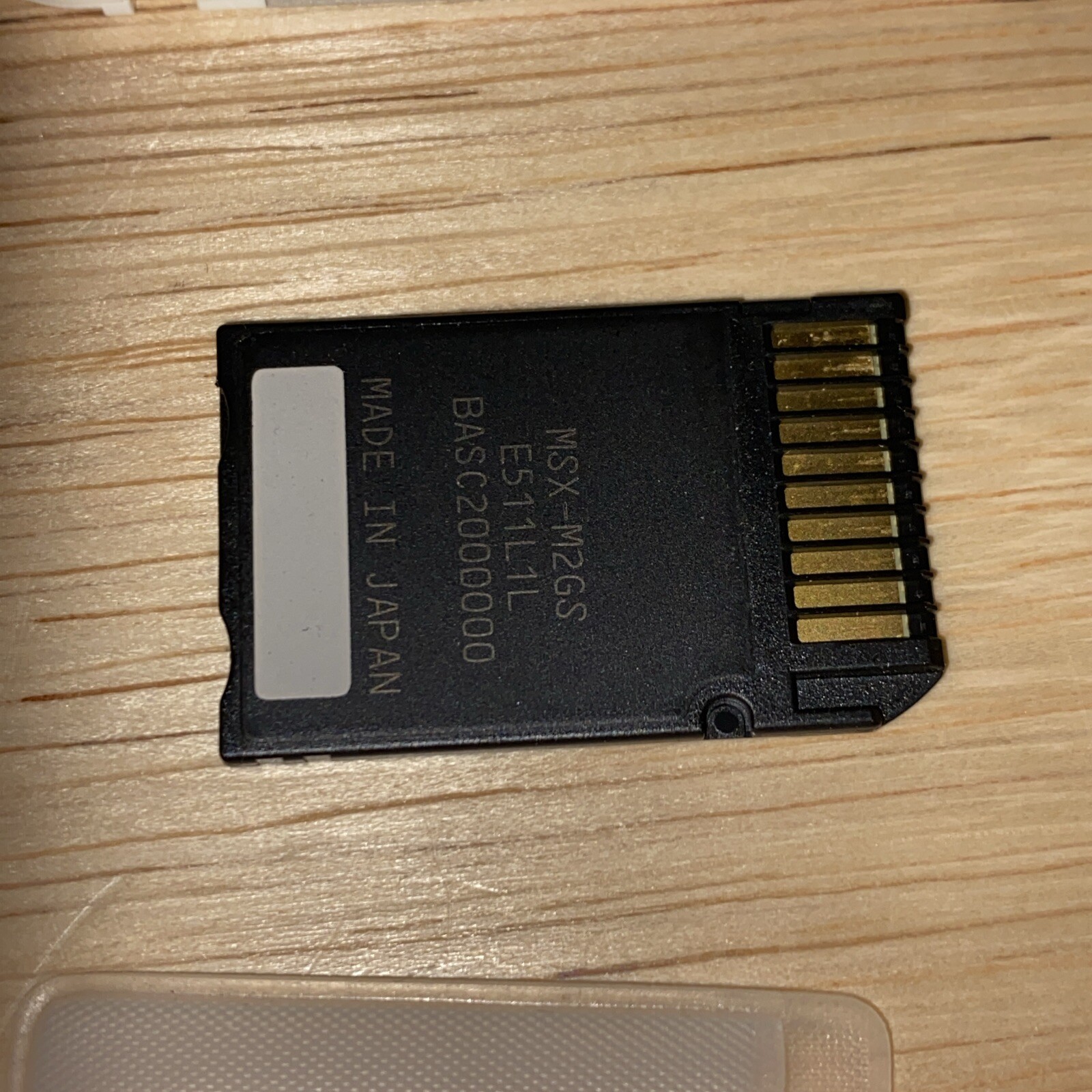 Sony OEM Memory Stick Duo Adapter MSAC-M2 W/ OEM 2GB Magic Gate Pro Duo ...