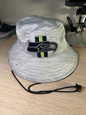 Seattle Seahawks Bucket Hat Mens Gray New Era NFL | eBay