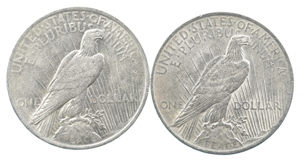 1923 & 1922 Peace Silver Dollar $1 Bullion Collection Lot *192 | eBay