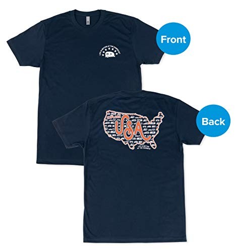 Camco 53421 - Life Is Better At The Campsite Shirt, Explore Usa, Navy ...
