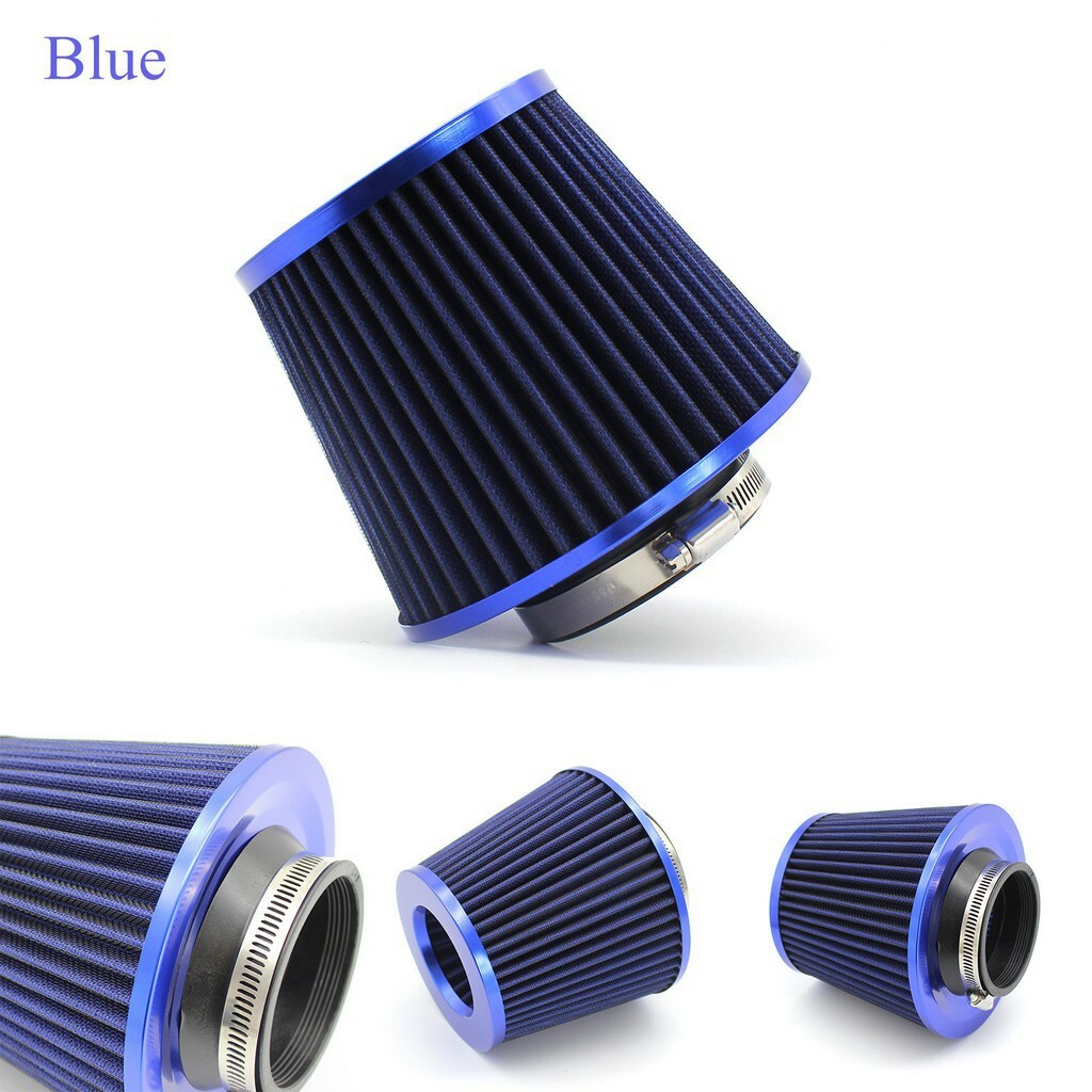 Universal Car Air Filter 3inch 76mm Cold Air INTAKE Supercharger Cone ...