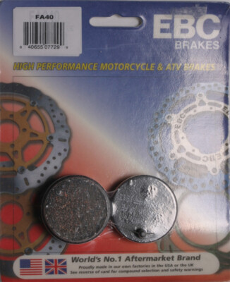 EBC 1987 Cyclone 250X Polaris BRAKE PADS FA40 | eBay