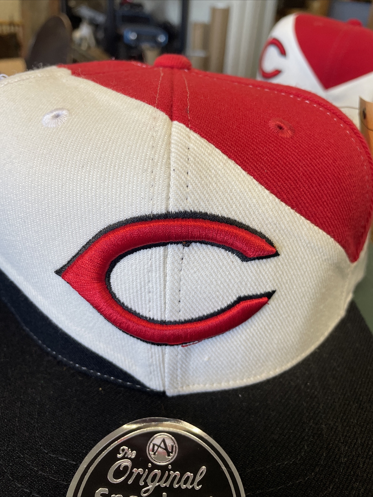 Vintage Cincinnati Reds Snapback Hat Cap American Needle Cooperstown ...