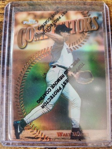1997 Topps Finest Walt Weiss Competitors Bronze Refractor #180 Colorado ...
