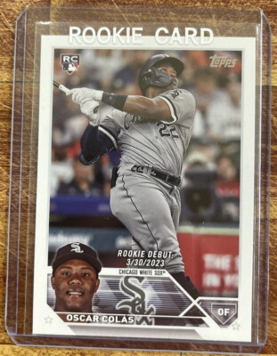 2023 Topps Update Oscar Colas #US205 Rookie Debut RC White Sox | eBay