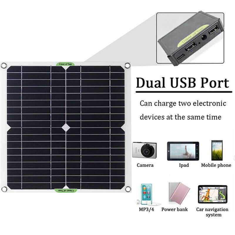 4000W 6000W Complete Solar Panel Kit Solar Power Generator Home 110V ...