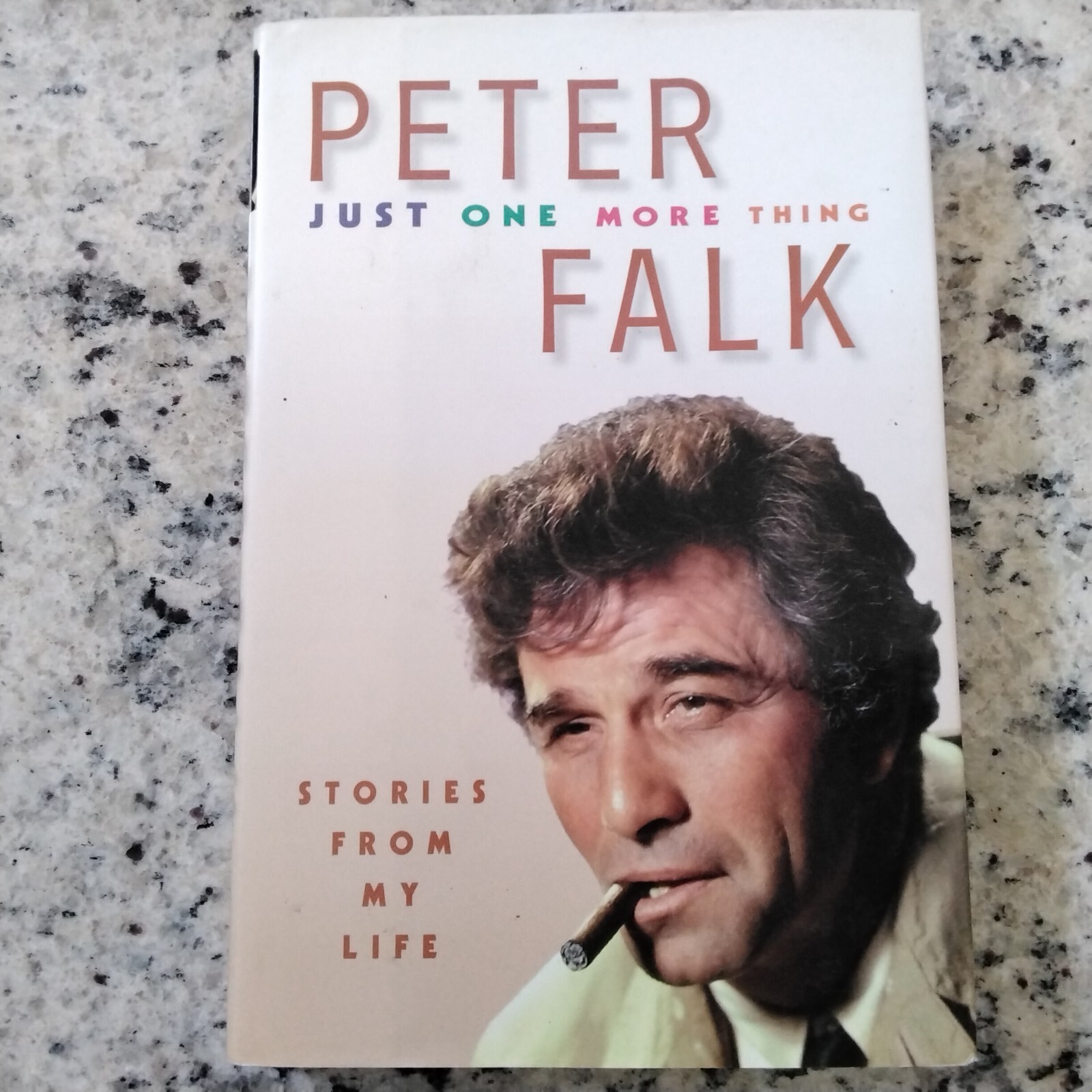 Peter Falk SIGNED Card Autobio Movie TV Actor Columbo Pocket Full ...