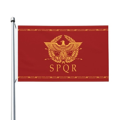 SPQR ANCIENT Roman Empire Senate and People of Rome Flag Size 3x5 Feet ...